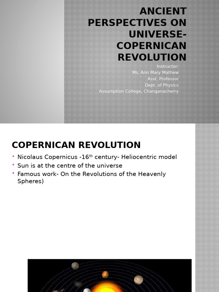 Copernican Revolution | PDF