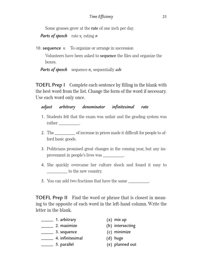 TOEFL Test | PDF