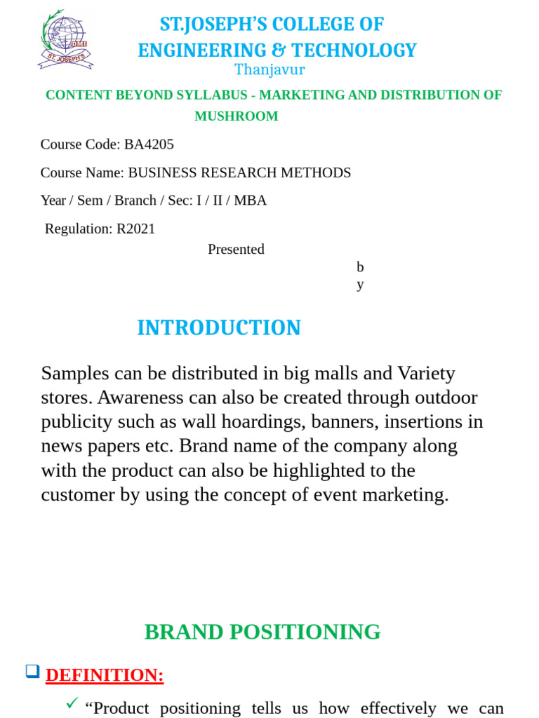 4 D) PPT Content Beyond Syllabus | PDF | Brand | Marketing