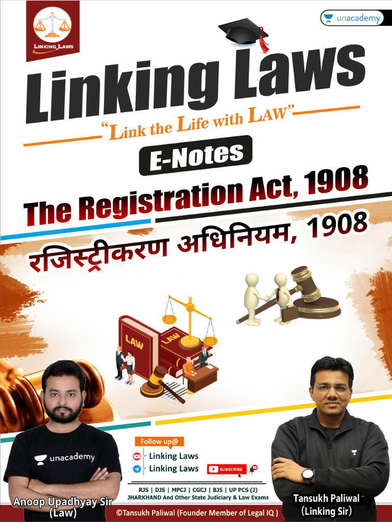Registration act e notes | PDF