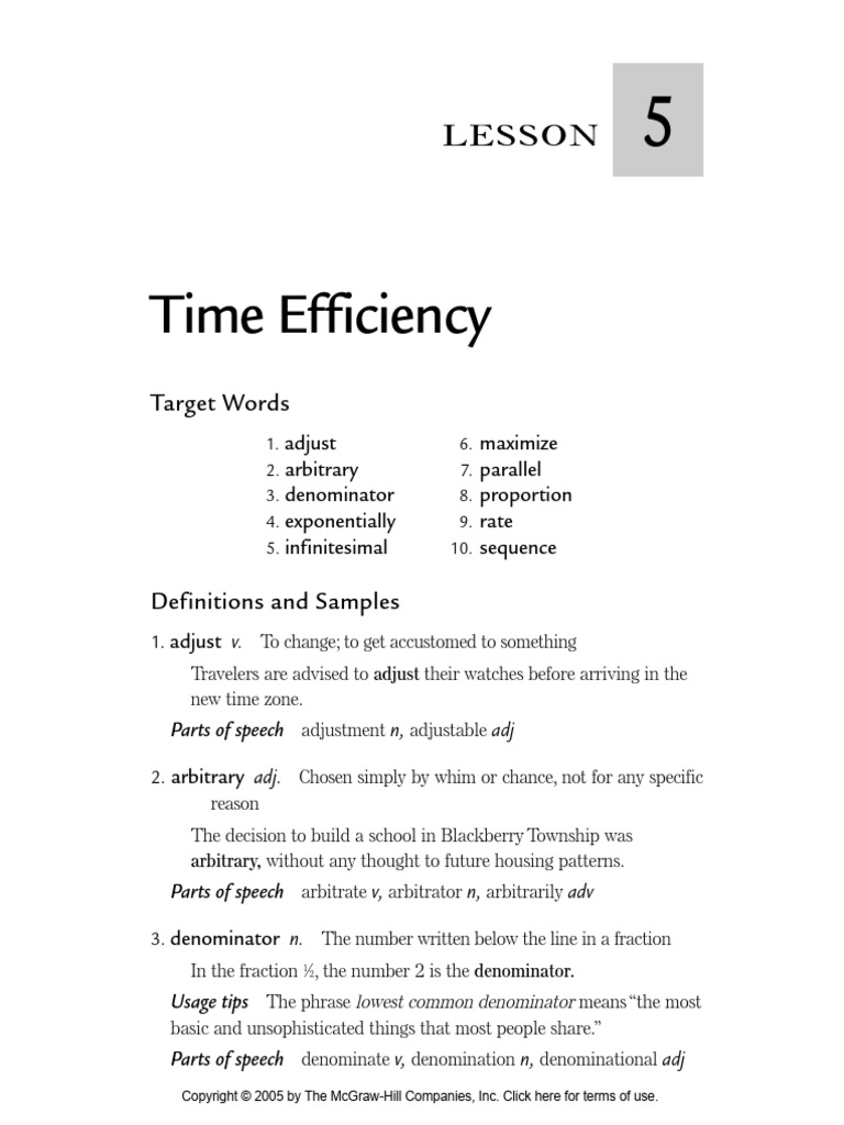 TOEFL Words | PDF