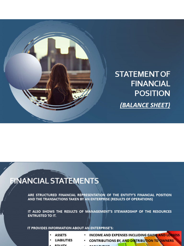 Statement of Financial Position | PDF | Equity (Finance) | Balance Sheet