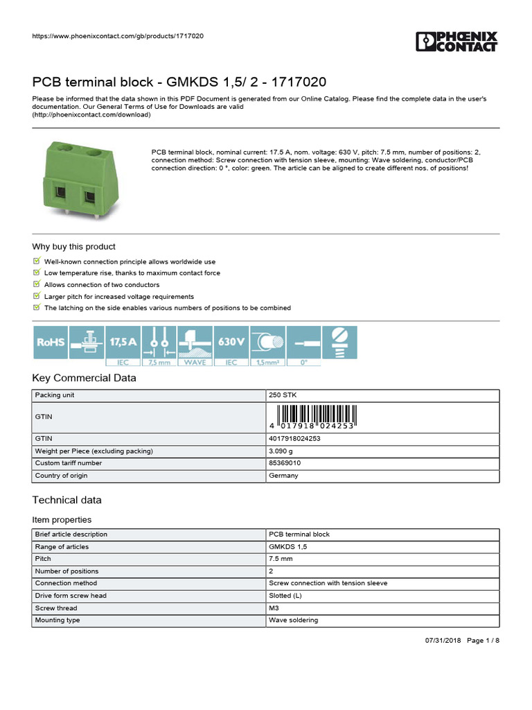 Data Sheet 1 | PDF | Insulator (Electricity) | Printed Circuit Board