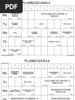 CXC Study Timetable Table | PDF