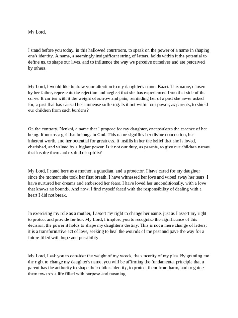 The Power of a Name in Identity | PDF | Love | Identity (Social Science)