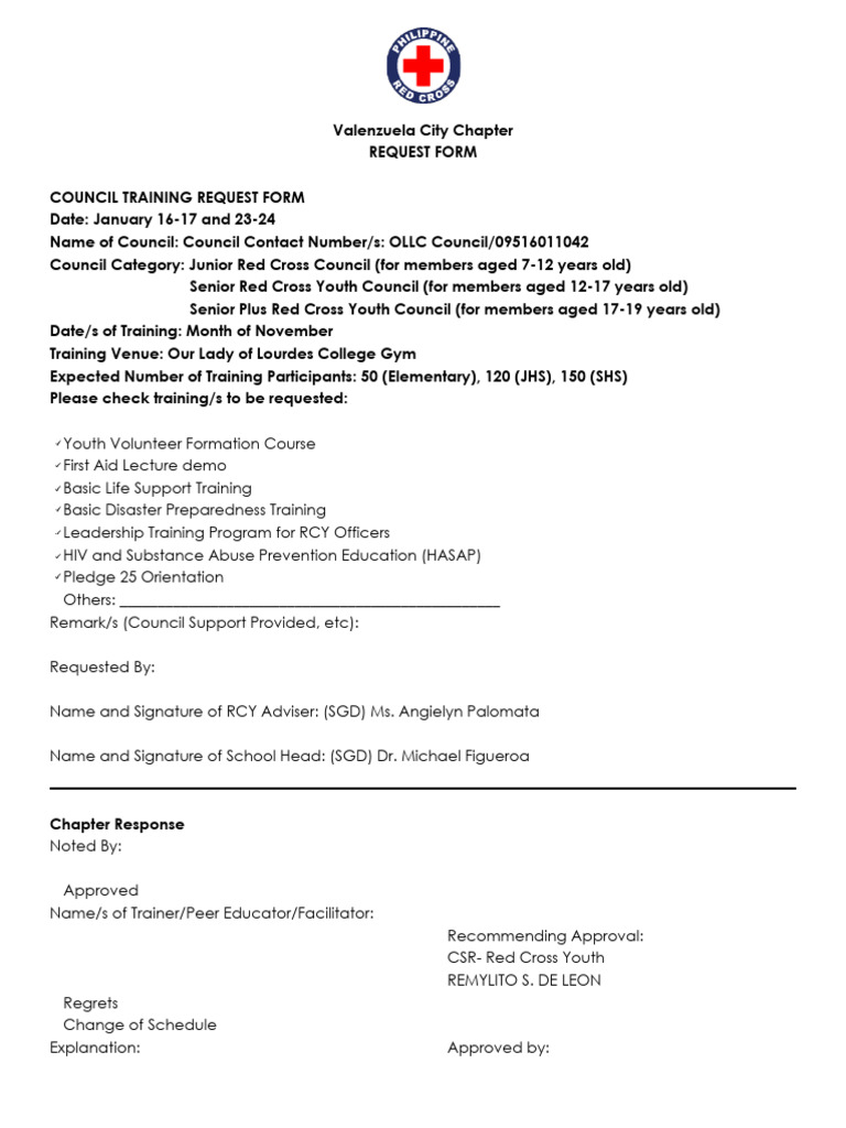 RCY-OLLC-Training-Request-Form | PDF