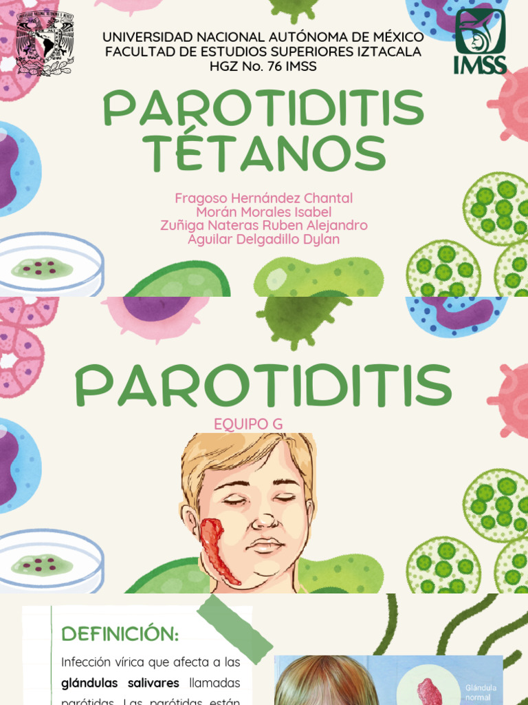 Parotiditis: Causas y Tratamiento | PDF | Medicina | Especialidades Medicas
