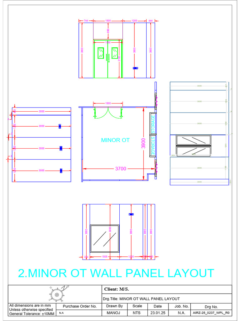 7.Minor Ot Wall Panel Layout | PDF