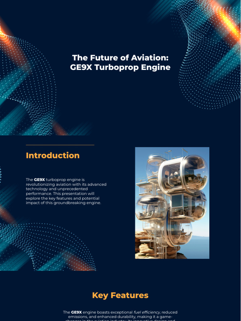 Wepik The Future of Aviation Ge9x Turboprop Engine 20240414140628YP9d | PDF