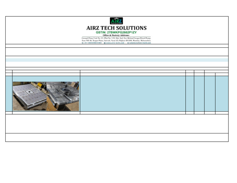QTN - Airz - 0215 - R1 - Ot Laf Plenum - 8'X8' | PDF