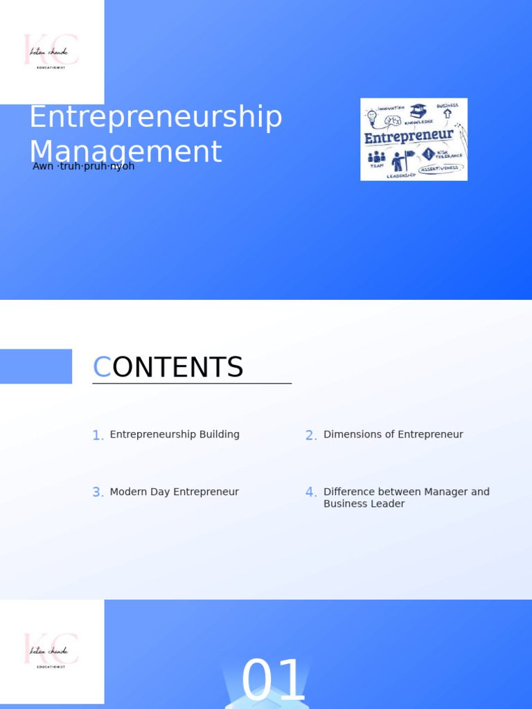 Understanding Entrepreneurship Essentials | PDF | Entrepreneurship ...