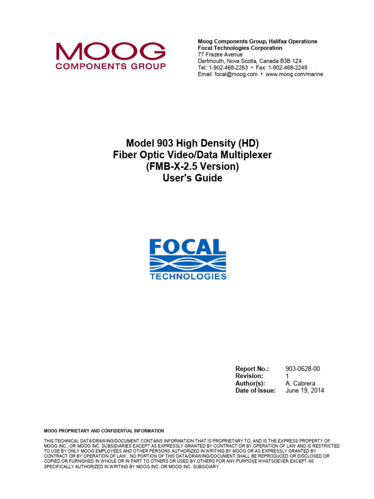 903-0628-00 Model 903-HD Users Guide - FMB-X-2G5 Rev1 | PDF | Fiber ...