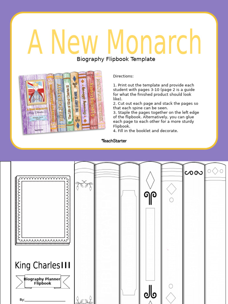 Biography Flipbook Template Guide | PDF