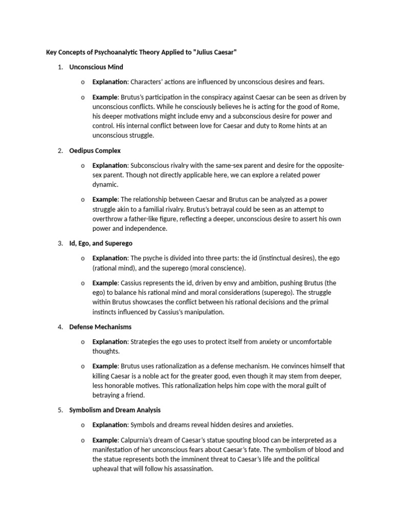 Psychoanalytic Theory | PDF | Unconscious Mind | Psychological Theories