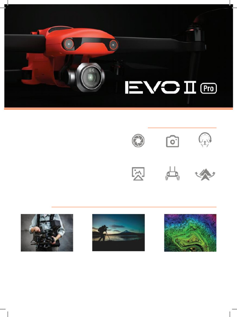 Autel EVO 2 Pro Flyer | PDF | Cámara | Imagen