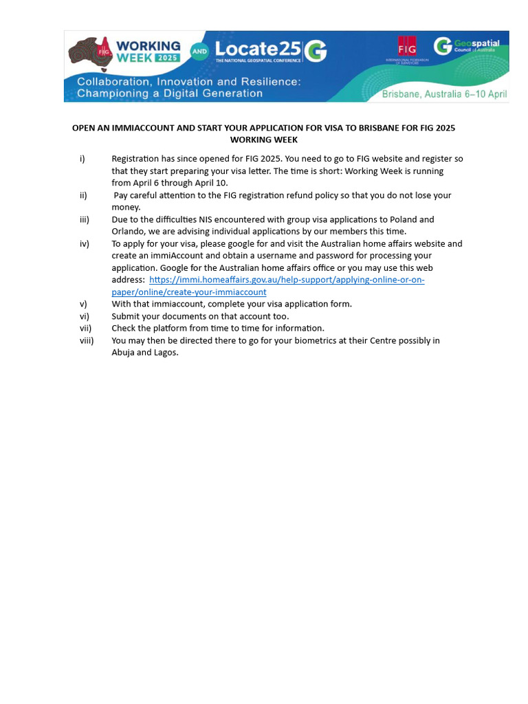 OPEN AN IMMIACCOUNT AND START YOUR APPLICATION FOR VISA TO BRISBANE FOR ...