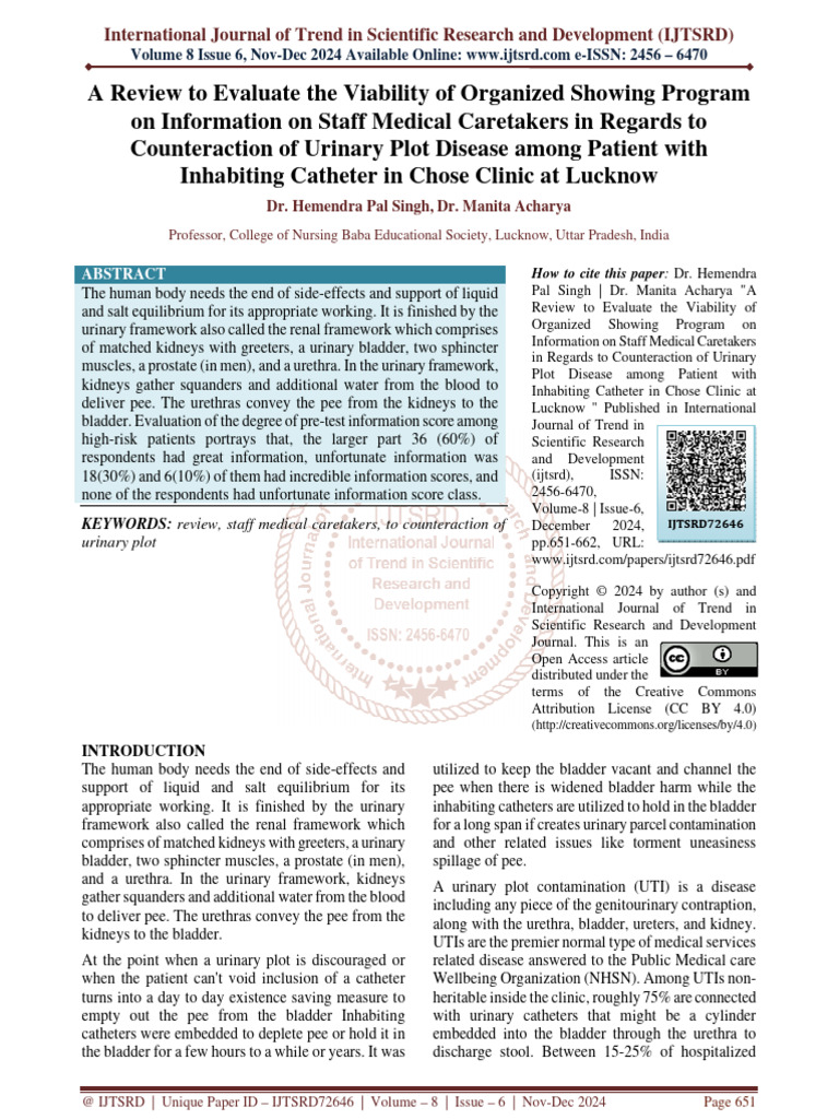 A Review to Evaluate the Viability of Organized Showing Program on ...