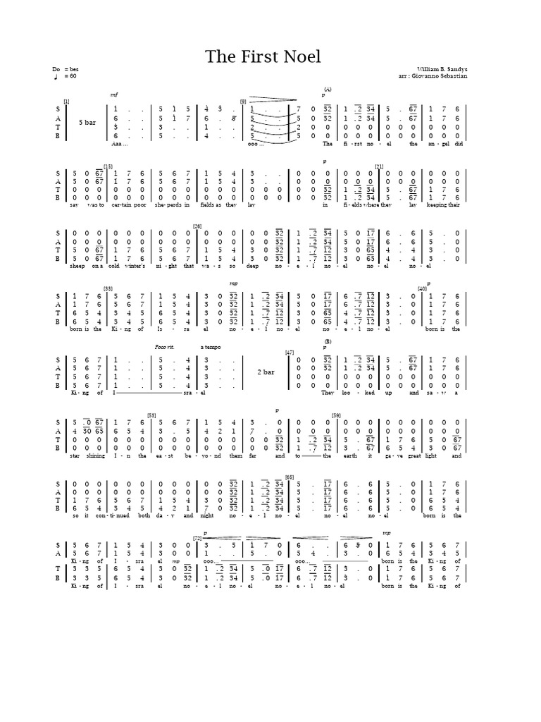 The First Noel | PDF