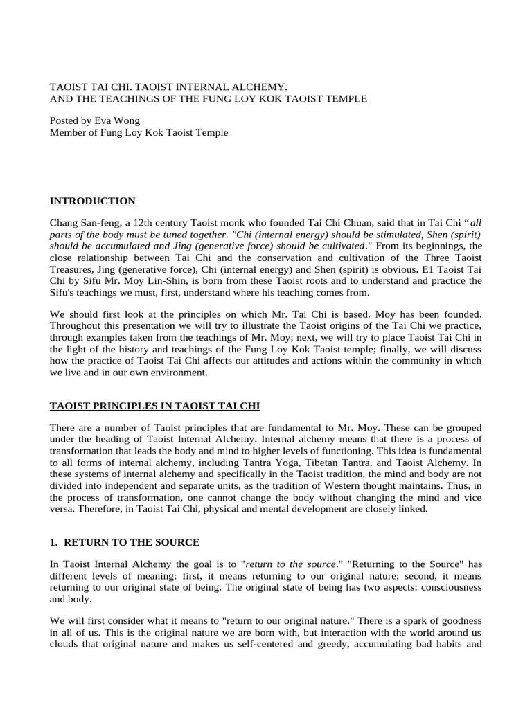 Taoist Internal Alchemy | PDF | Neidan