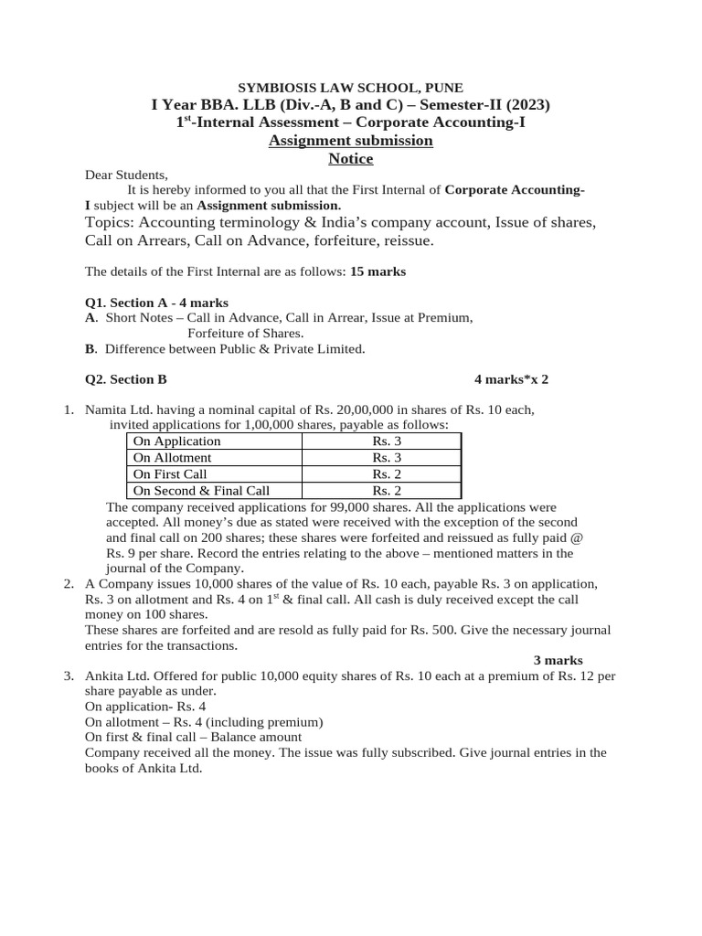 1st Internal Component Corprate Accounting | PDF | Business