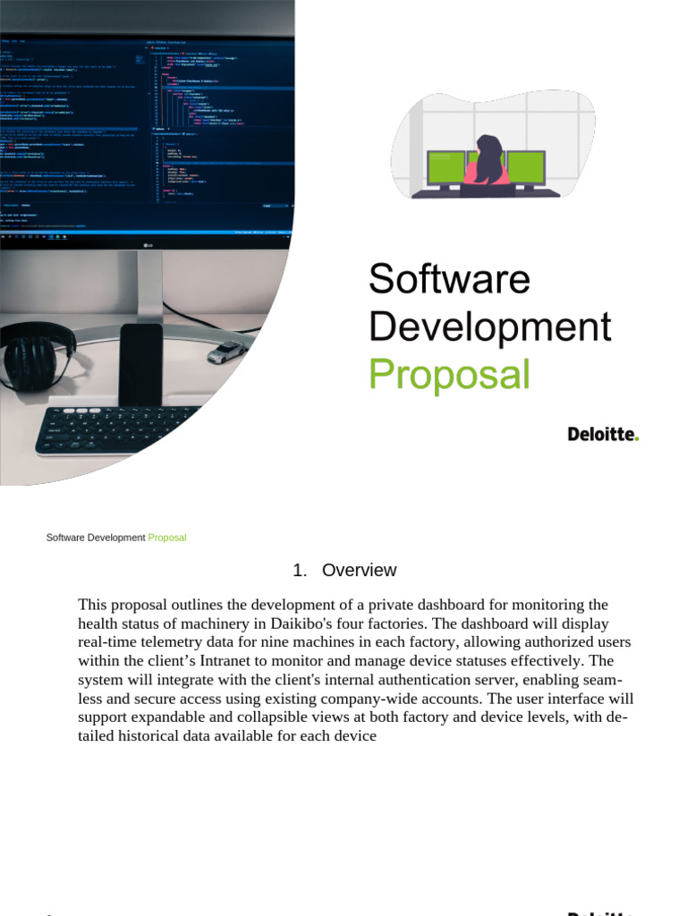 Task 3 Software Development Proposal | PDF | Software Development | Software