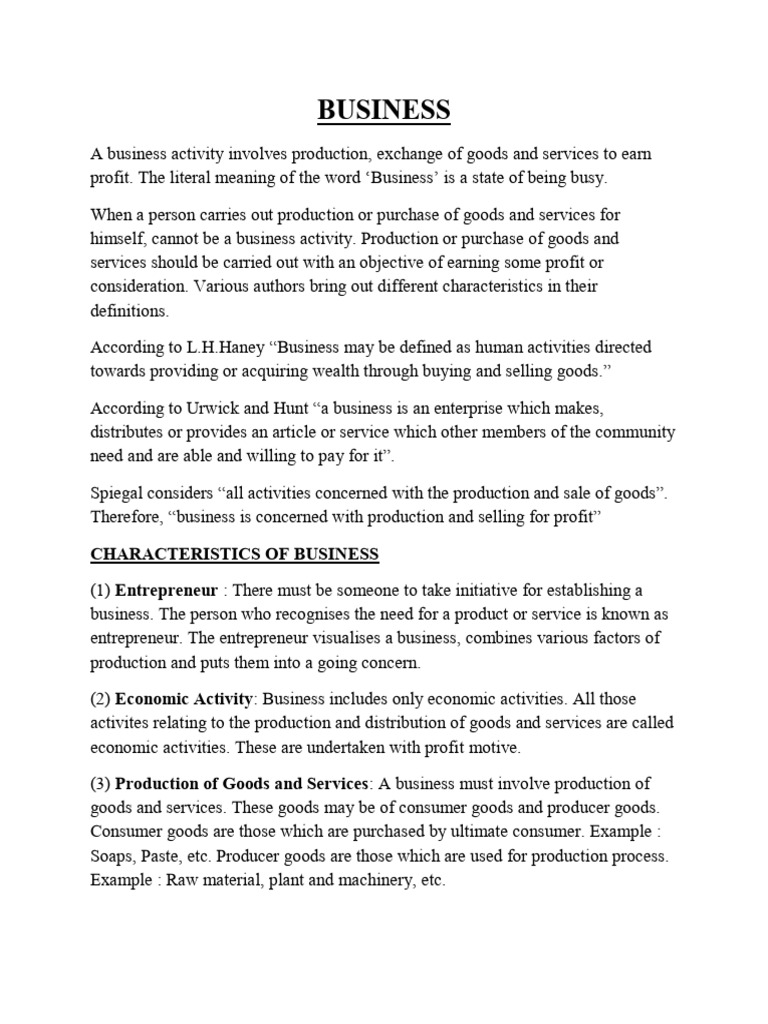 BOM Chapter 1 | PDF | Goods | Goal