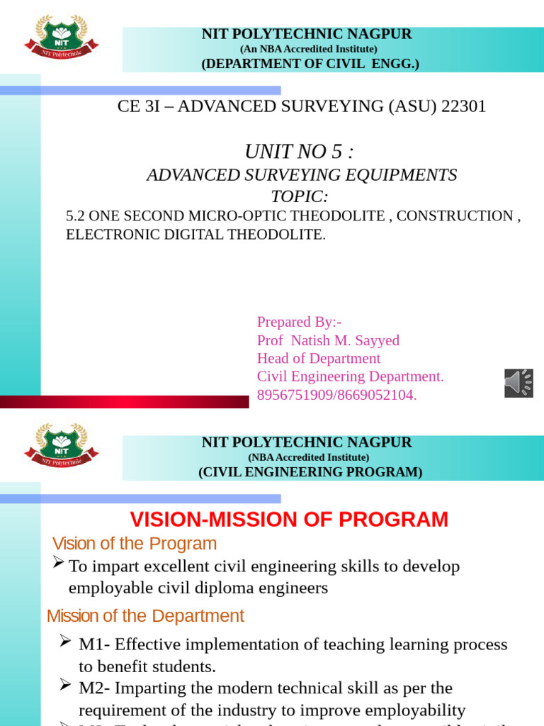 UNIT 5 TOPIC 2 | PDF | Surveying
