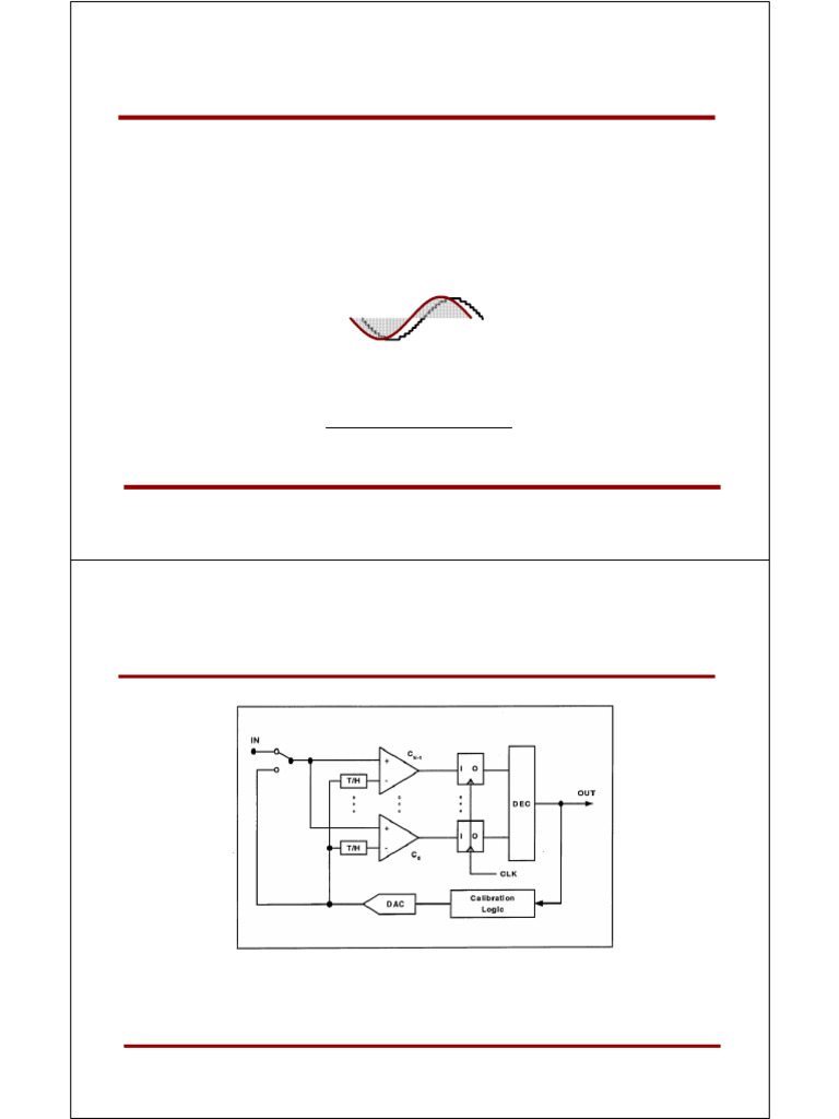 Lect10 - Flash ADCs (Continued), Folding & Interpolating ADCs | PDF | Analog To Digital ...