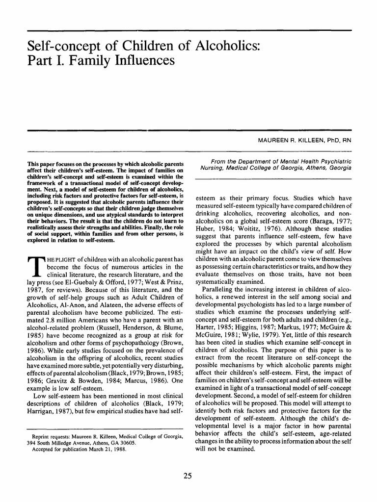 Self-Concept of Children | PDF | Self Concept | Self Esteem