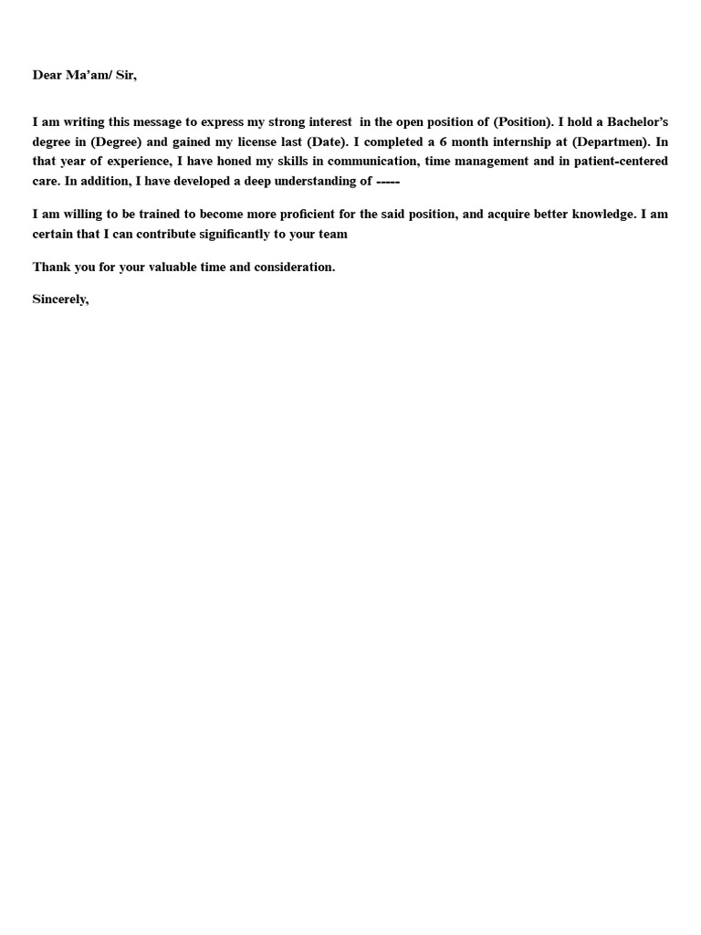 Example of Letter of Employment | PDF