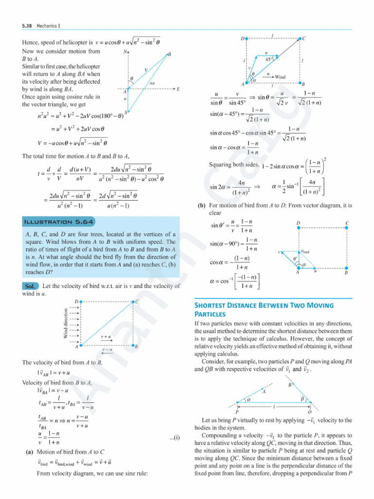 Kinematics II Chapter-40-45 | PDF