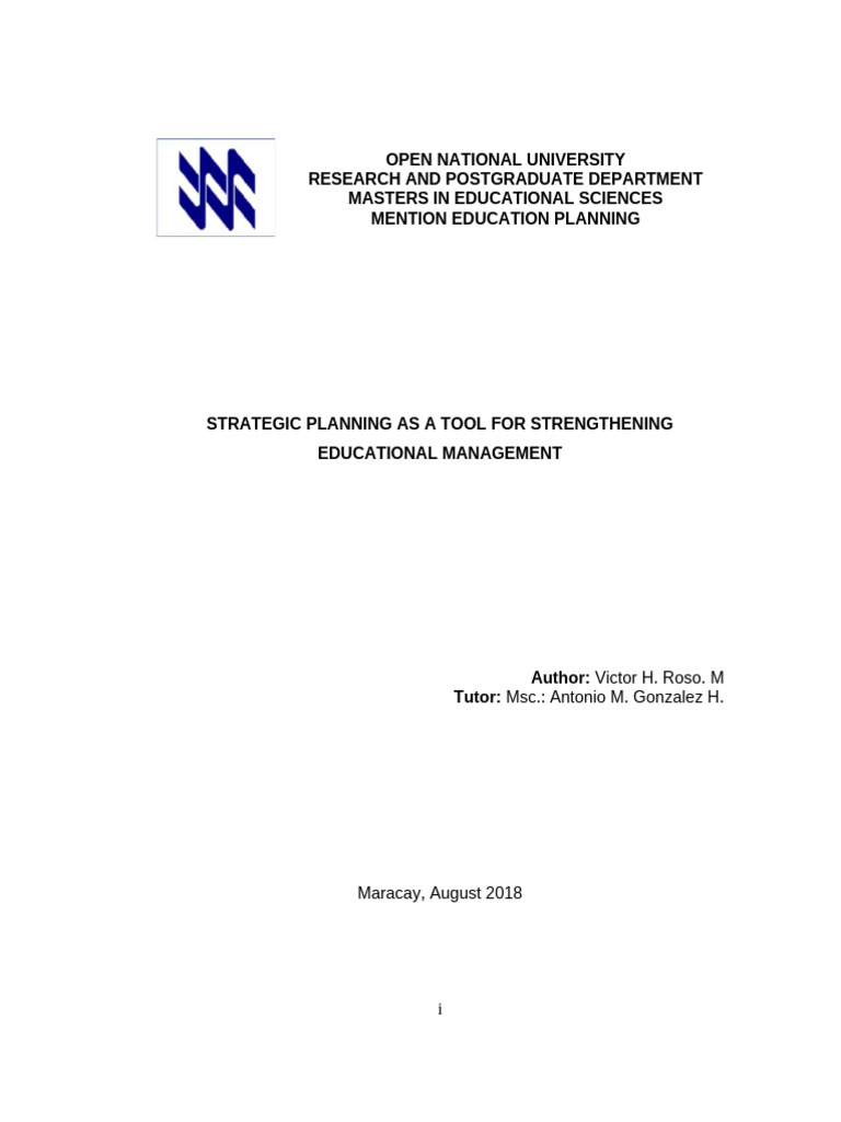 Master s Thesis In Educational Sciences With A Specialization In