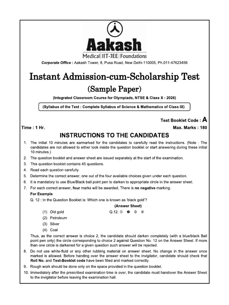 Sample Test FND 10th | PDF