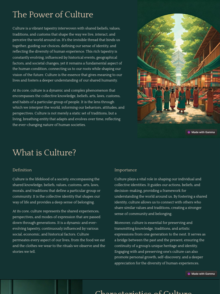 The-Power-of-Culture | PDF | Identity (Social Science) | Experience