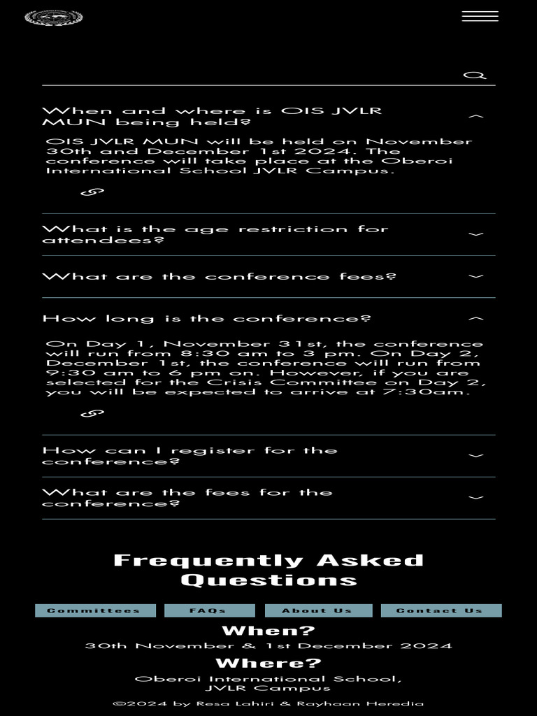 Faq's Ois JVLR Mun 2024 | PDF