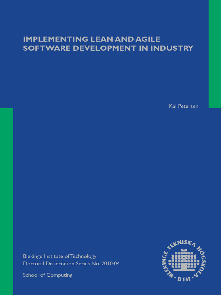Implementing Lean and Agile Software Development in Industry | PDF | Agile Software Development ...