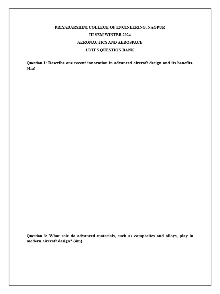 Aero and Aerospace Unit No 5 | PDF | Space Exploration | Spaceflight