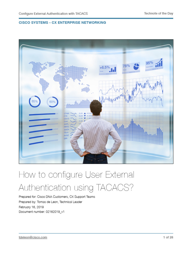 CX_technote-ConfigExtAuth_TACACS_v1 | PDF | Thread (Computing) | Authentication