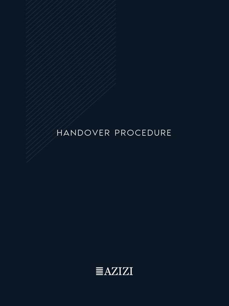 handover_procedure | PDF | Notary Public | Power Of Attorney