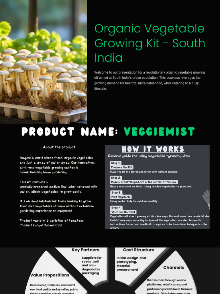 Organic Vegetable Growing Kit South India - PPTX.PDF - Compressed | PDF ...