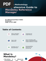 Introduction to Mendeley Guide | PDF | Portable Document Format | Application Software