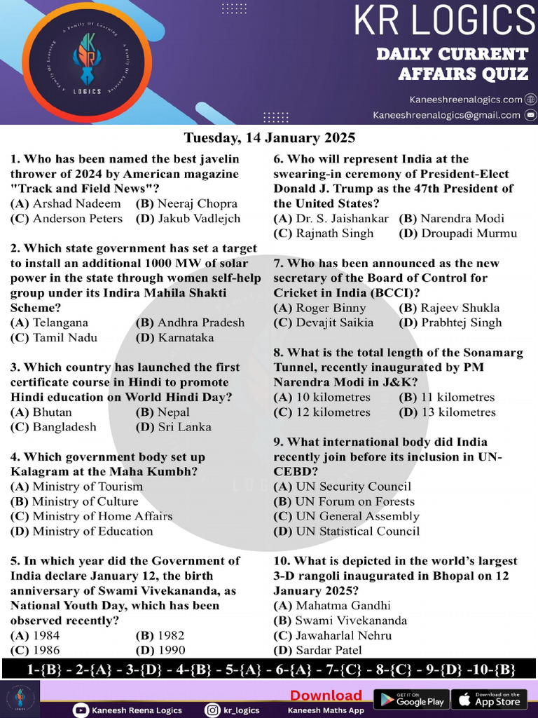 14-Jan-25 - Curr - Aff.E - Kaneesh Maths-DS | PDF