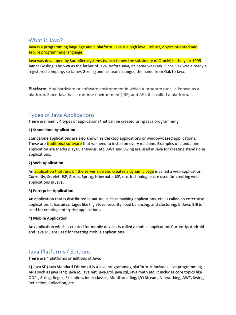 JAVA VIVA ?? | PDF | Spring Framework | Java (Programming Language)