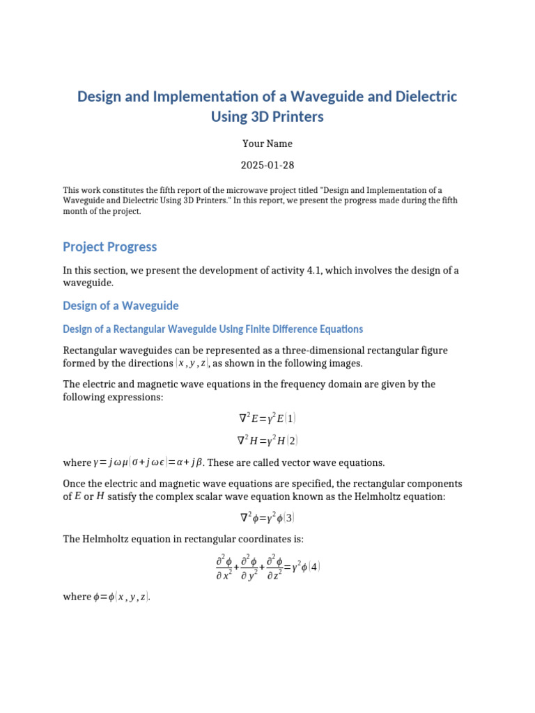 Main | PDF | Waveguide | Waves
