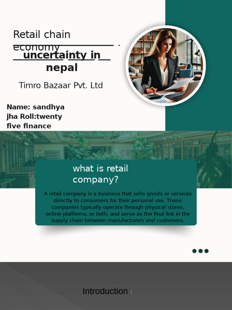 White and Green Simple Professional Business Project Presentation 2 ...