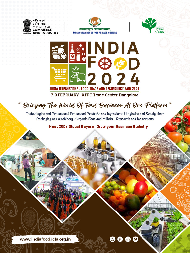 Brochure - India Food 2024 | PDF