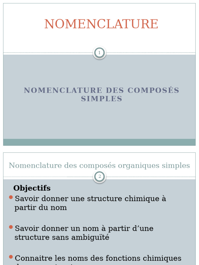 Nomenclature des Alcanes Ramifiés | PDF | Alcane | Amide