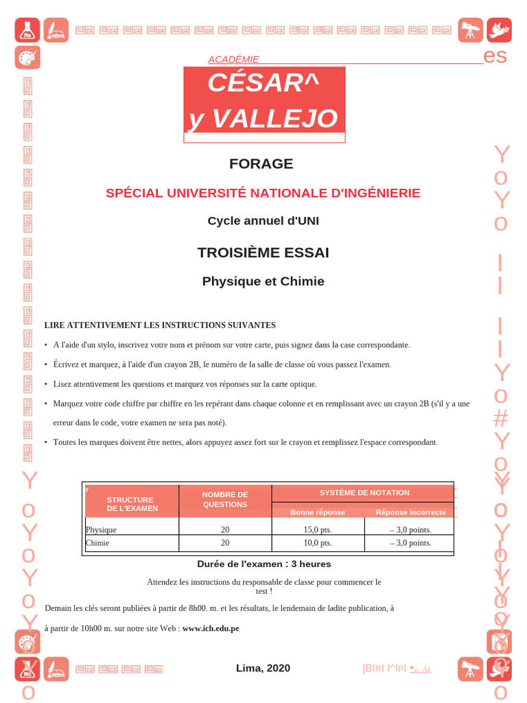 2 Simulation Spéciale Physique et Chimie | PDF | Atomes | Oxygène