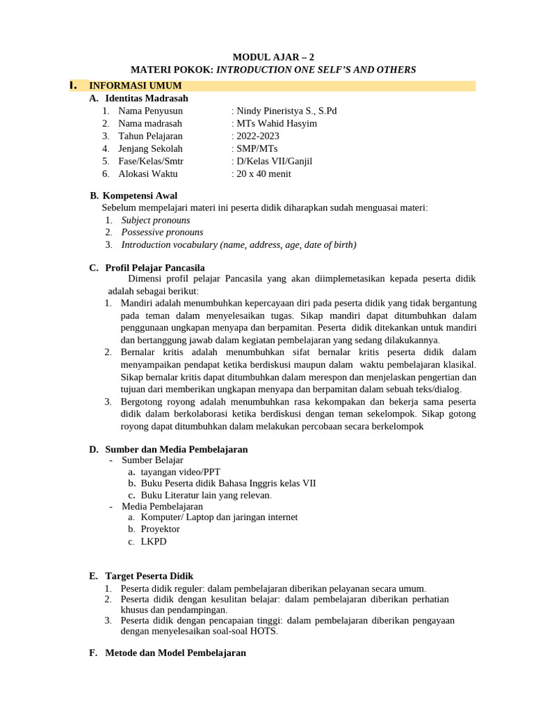 CH2 G7 - Introduction (22-23) | PDF