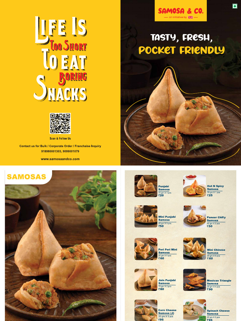 Samosaandco Menu | PDF